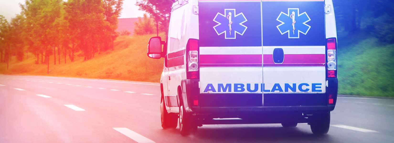 In A Crash With An Ambulance | The Weinstein Firm